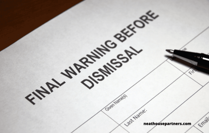 Final Written Warning: What Employers Need to Know | Neathouse Partners